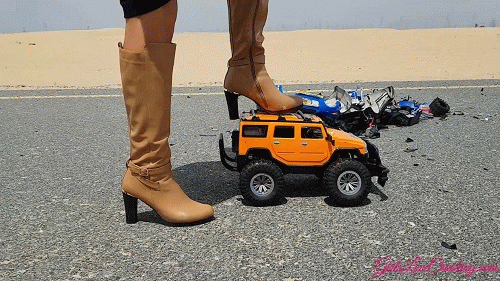 GirlsClub 2 - Toy Car Crush X-Treme: GirlsLoveCrushing.com