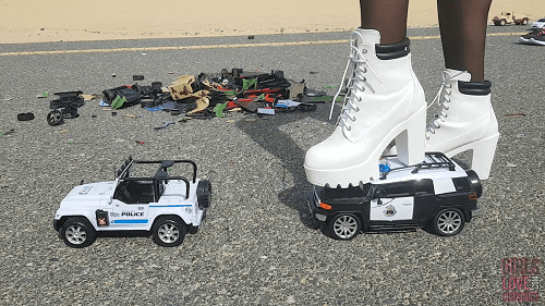 Anastasija 33 - Car Crush Challenge I: GirlsLoveCrushing.com