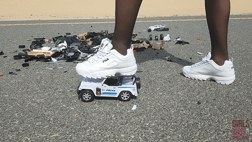 Anastasija 33 - Car Crush Challenge I: GirlsLoveCrushing.com