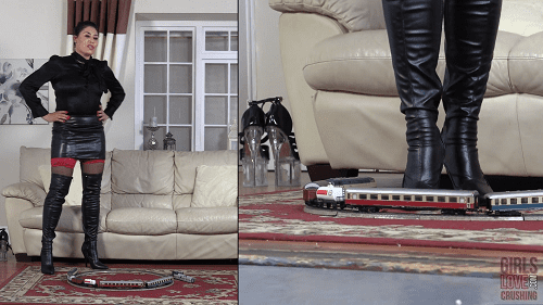 Roxy 2 - Wrecking Husband's Model Train Set (Close-up ...