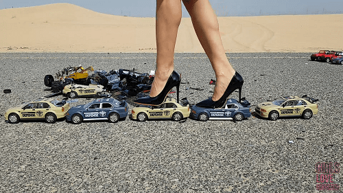 Anastasija 33 - Car Crush Challenge I: GirlsLoveCrushing.com