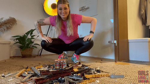 Desiree 5 - Expensive Model Train Set vs Nikes: GirlsLoveCrushing.com