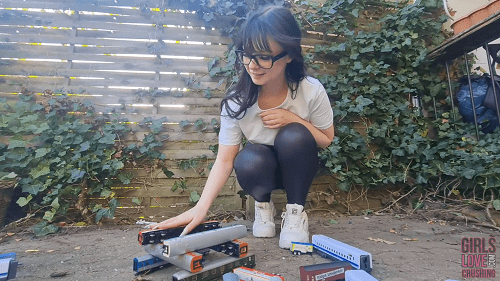 Ivy 8 - Model Trains are made for Crushing: GirlsLoveCrushing.com