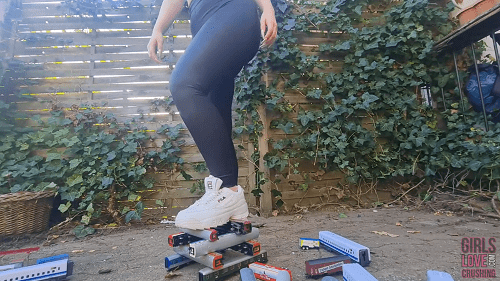 Ivy 8 - Model Trains are made for Crushing: GirlsLoveCrushing.com